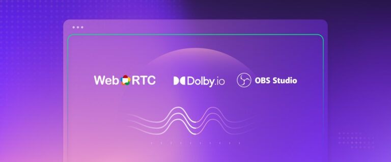 Using WebRTC in OBS for Remote Live Production | Dolby OptiView